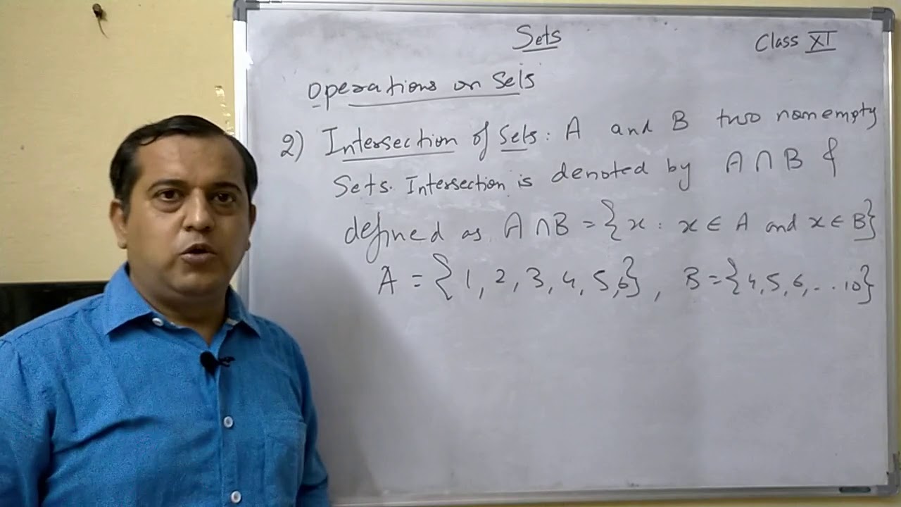 Intersection of Sets and Disjoint Sets - YouTube