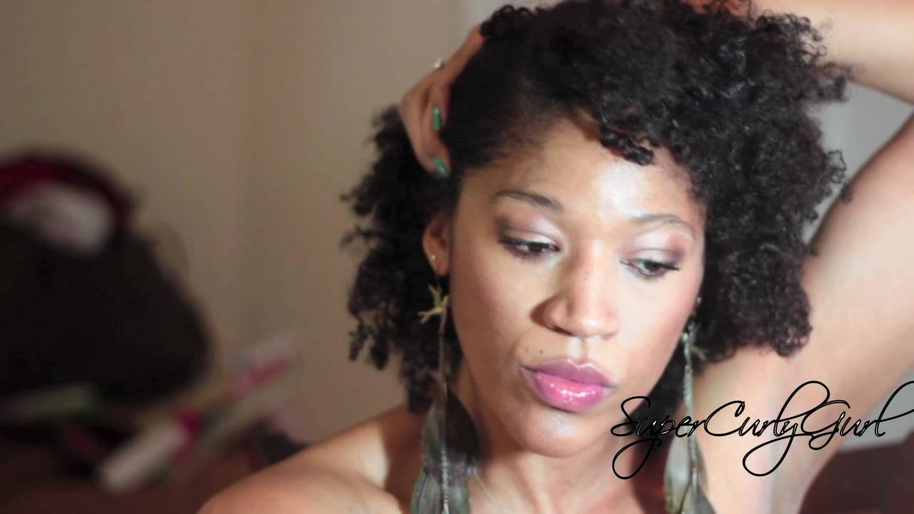 How To: Sassy Side Swag For Natural Hair - YouTube