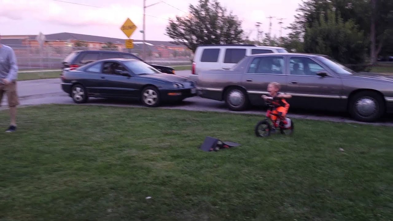 Bike ramp fail - YouTube