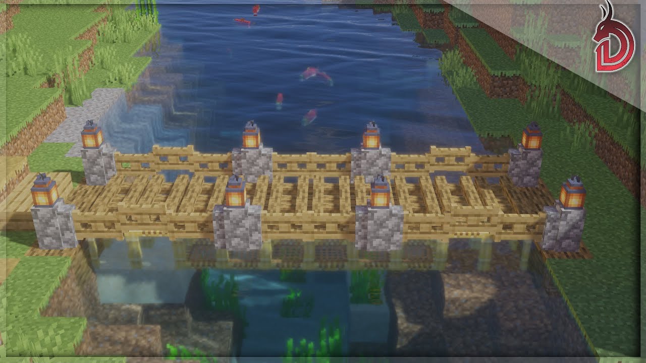 COME FARE UN PONTE FACILE SU MINECRAFT ITA - YouTube