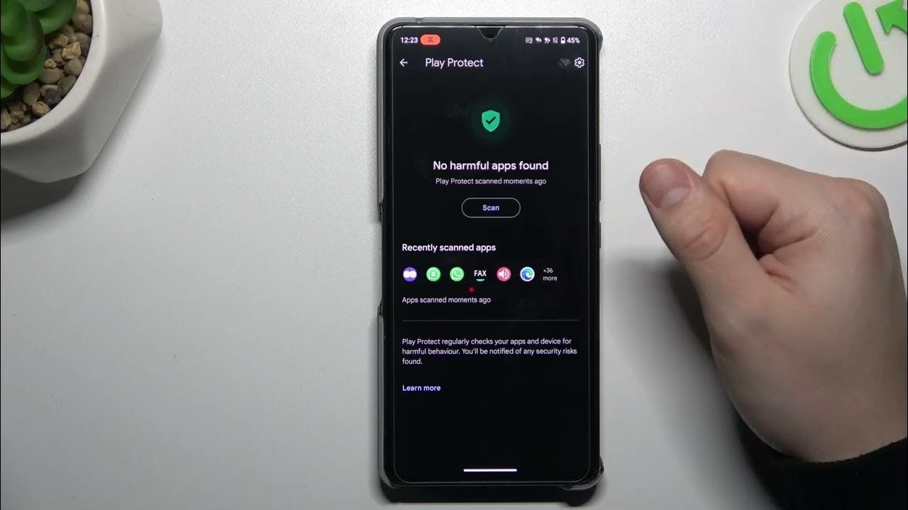 How to Scan for Harmful Apps on Asus Rog Phone 8? - YouTube