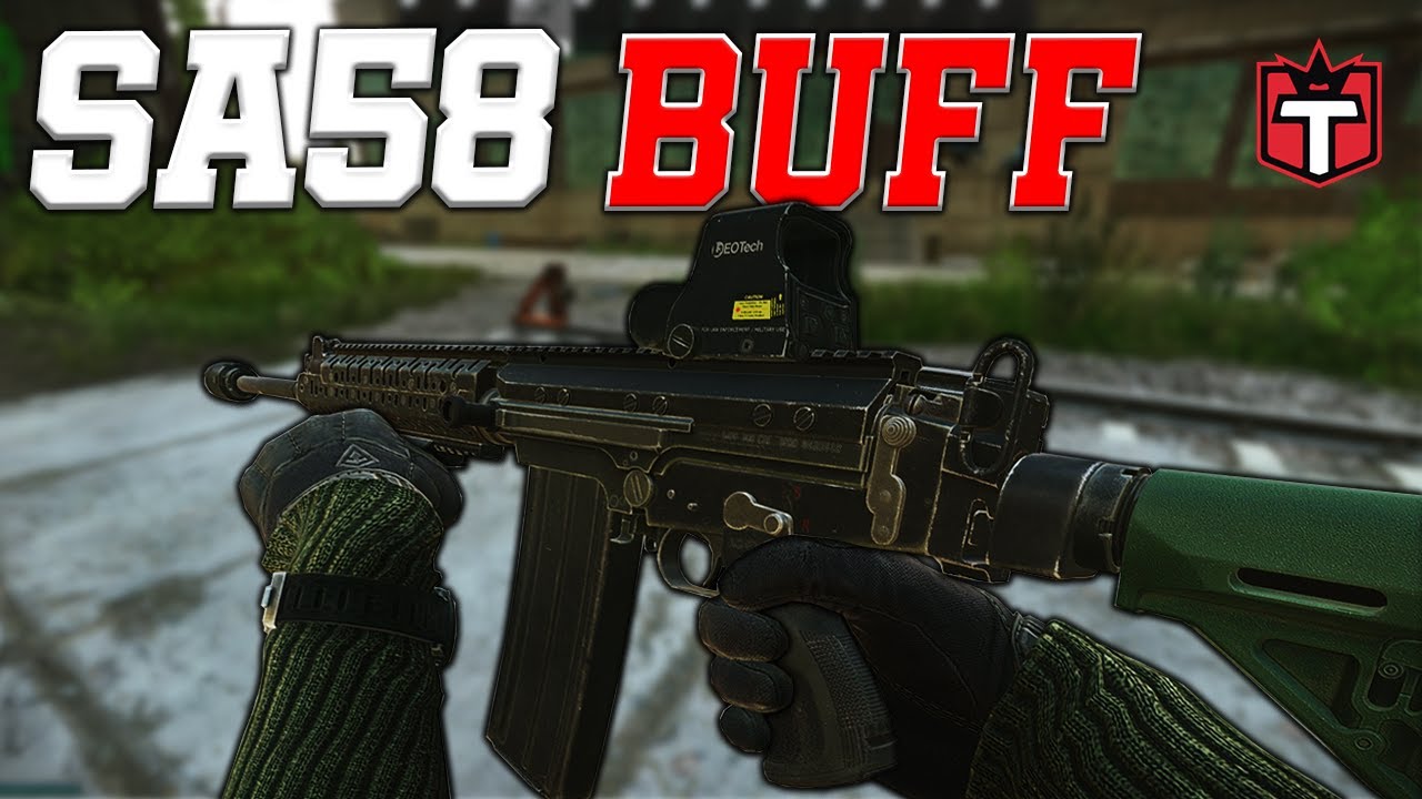 NEW SA-58 BUFF MAKES IT 63 RECOIL WITH M62?!?! | Escape From Tarkov ...