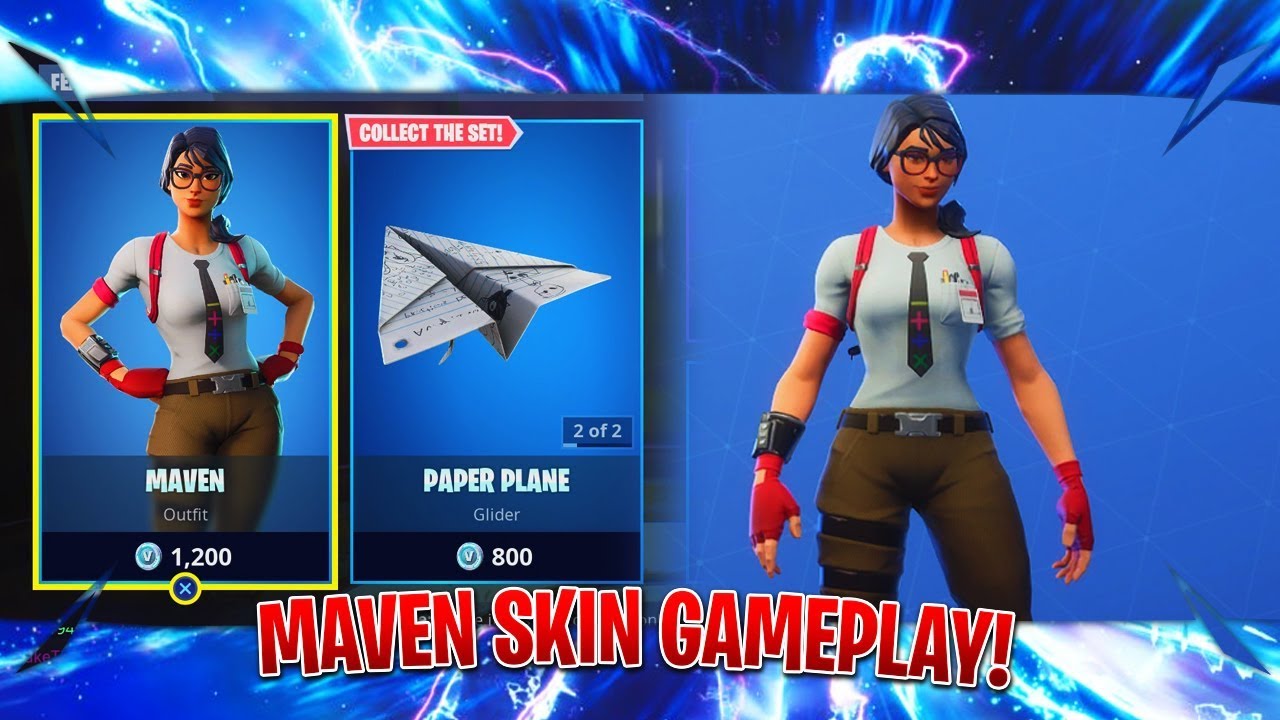 Fortnite Maven Skin Gameplay "January 5 Item Shop Live" (Fortnite Live ...