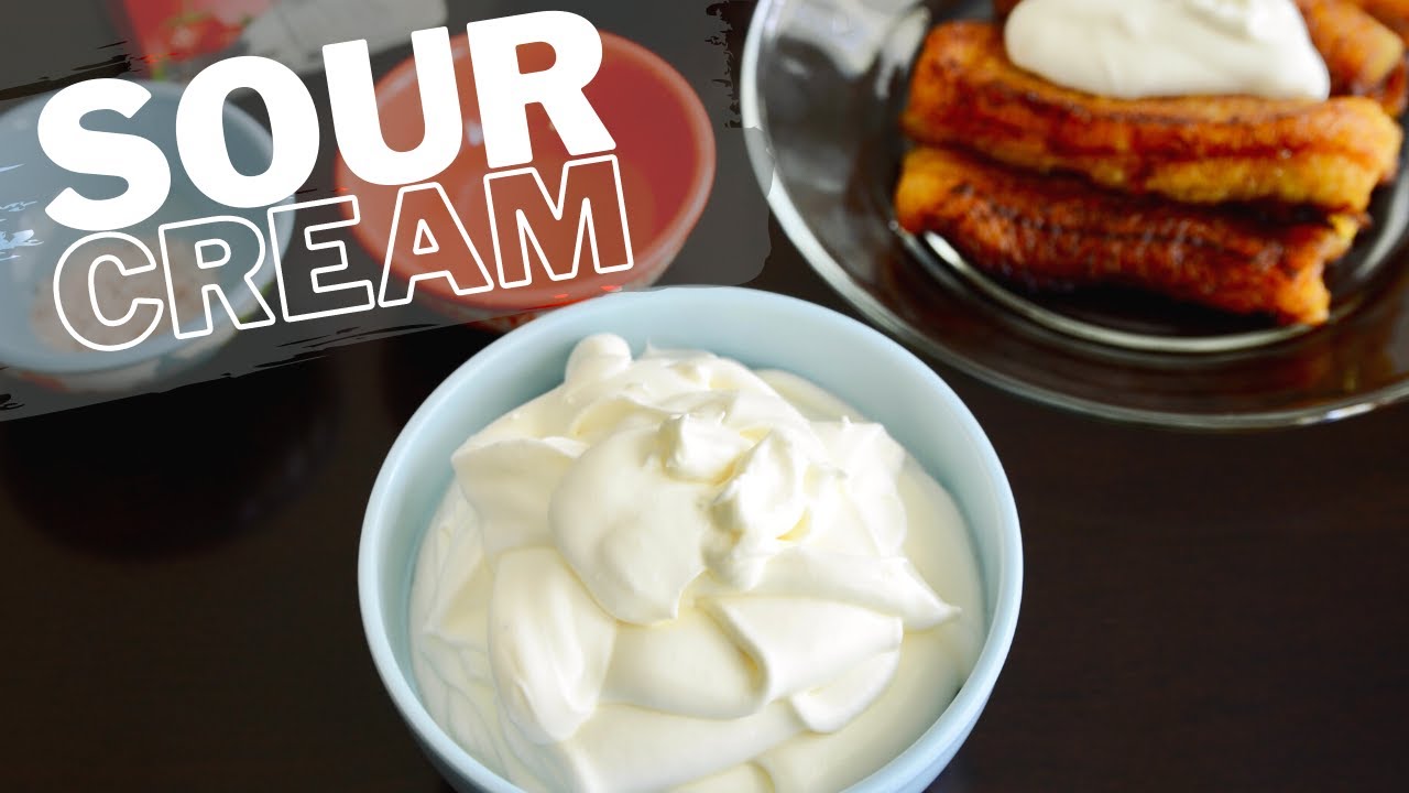 ¡Cómo Preparar una Rica Crema Agria Mejor Conocida como Sour Cream ...