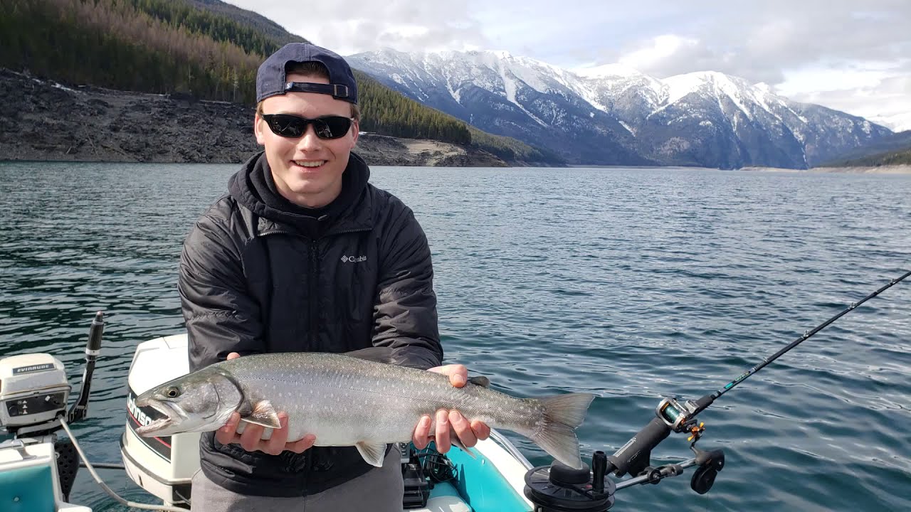 Catching Big Bull Trout in British Columbia - Lake UwishUknew - YouTube