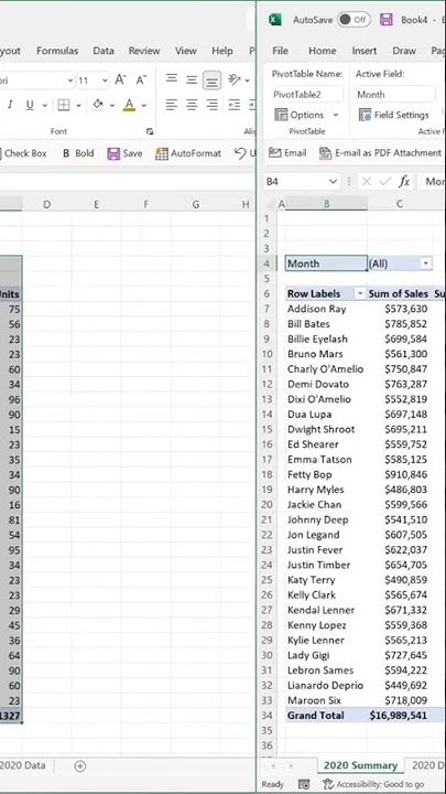 How to create monthly summary tabs using this Pivot Table trick. 🤯 #excel #shorts - YouTube