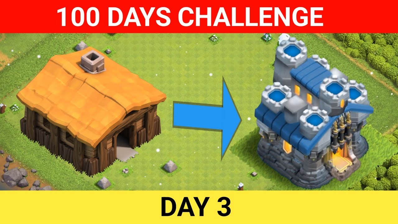 Day 03 (Beginning) "100 DAYS UPGRADE" Challenge Series (Clash of Clans ...
