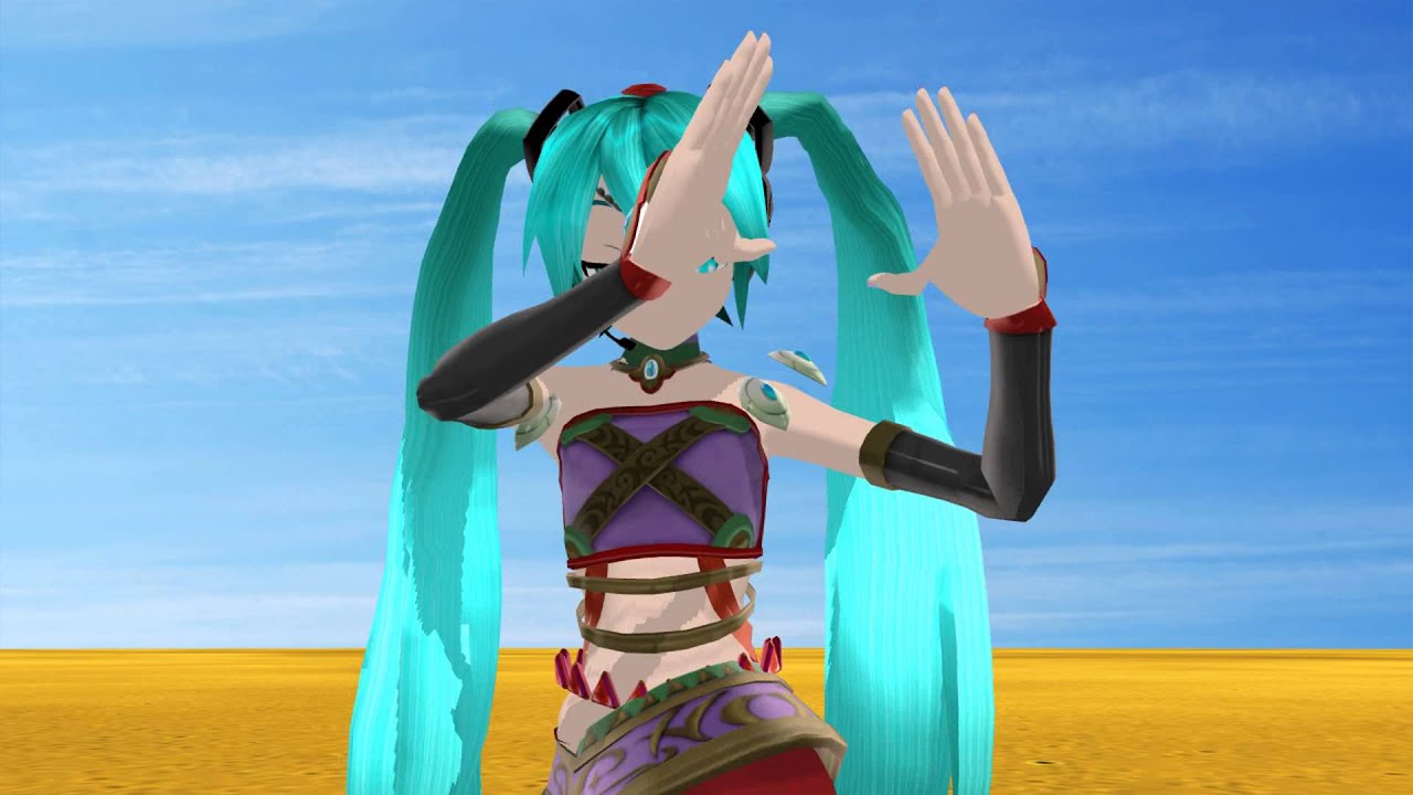 [MMD] Belly Dance arabic Miku - YouTube
