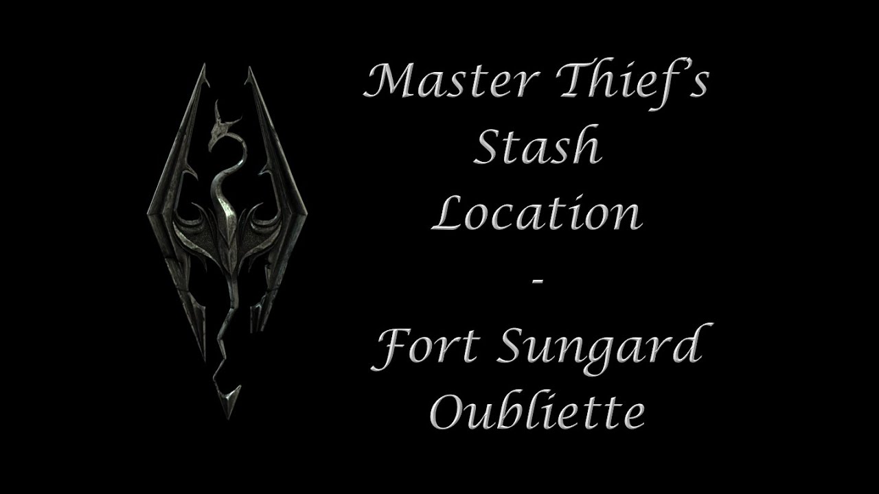Fort Sungard Oubliette - Master Thief's Stash Location - YouTube