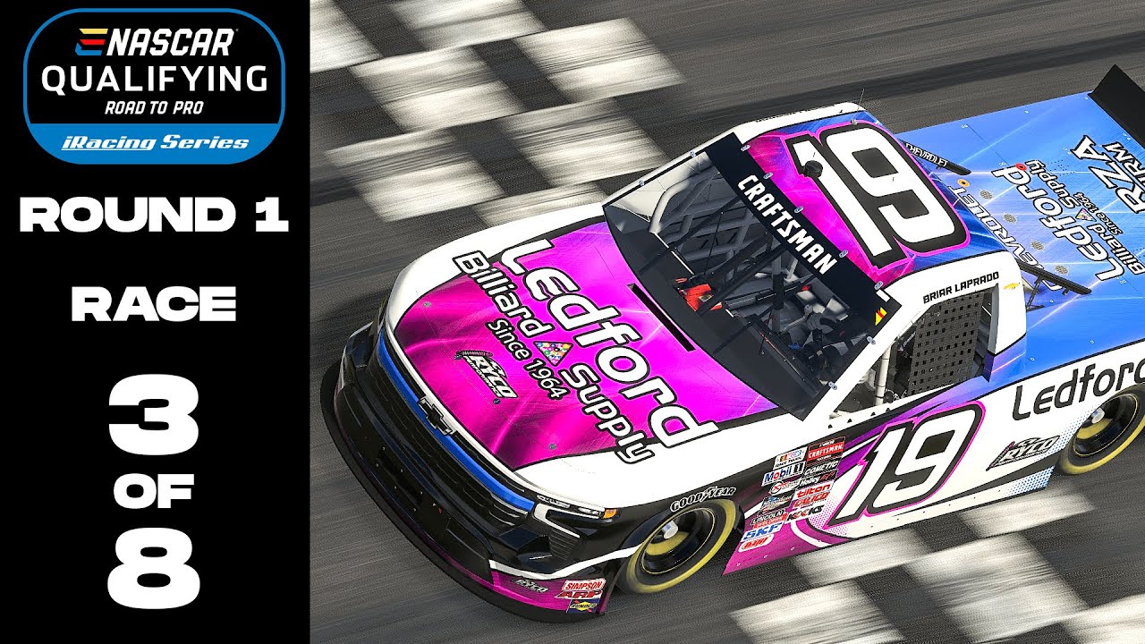 eNASCAR Road to Pro iRacing Series Round 1 Race 3 at Atlanta - YouTube