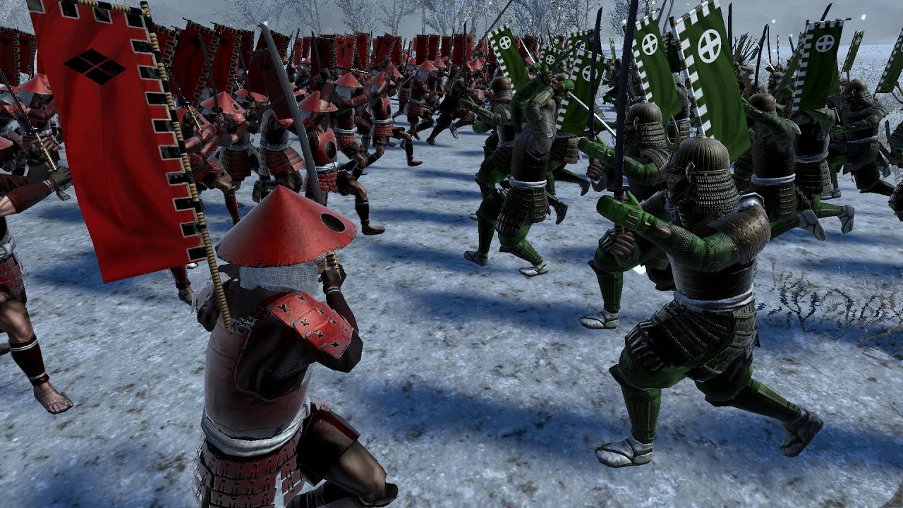 Katana Hero VS Takeda Katana Ashigaru - Total War: Shogun 2 - YouTube