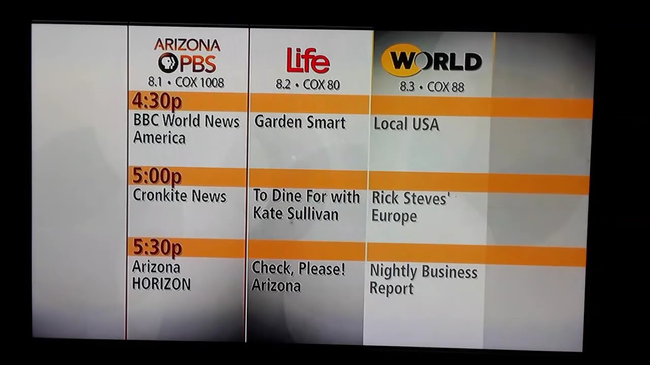 Coming Up Next On Arizona PBS, Life, and World - YouTube