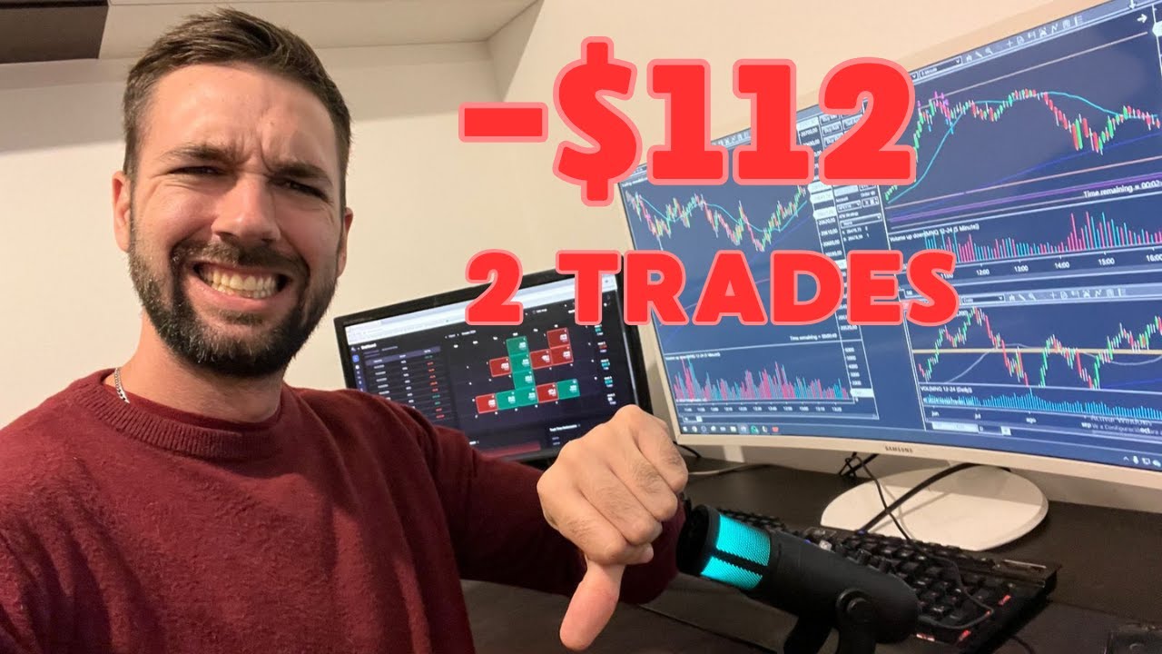 -$112 EN 2 TRADES DE FUTUROS EN VIVO - Nasdaq | SP500 Day Trading ...