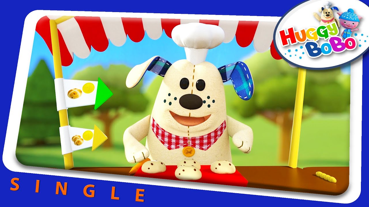 Hot Cross Buns | Nursery Rhymes | By HuggyBoBo - YouTube
