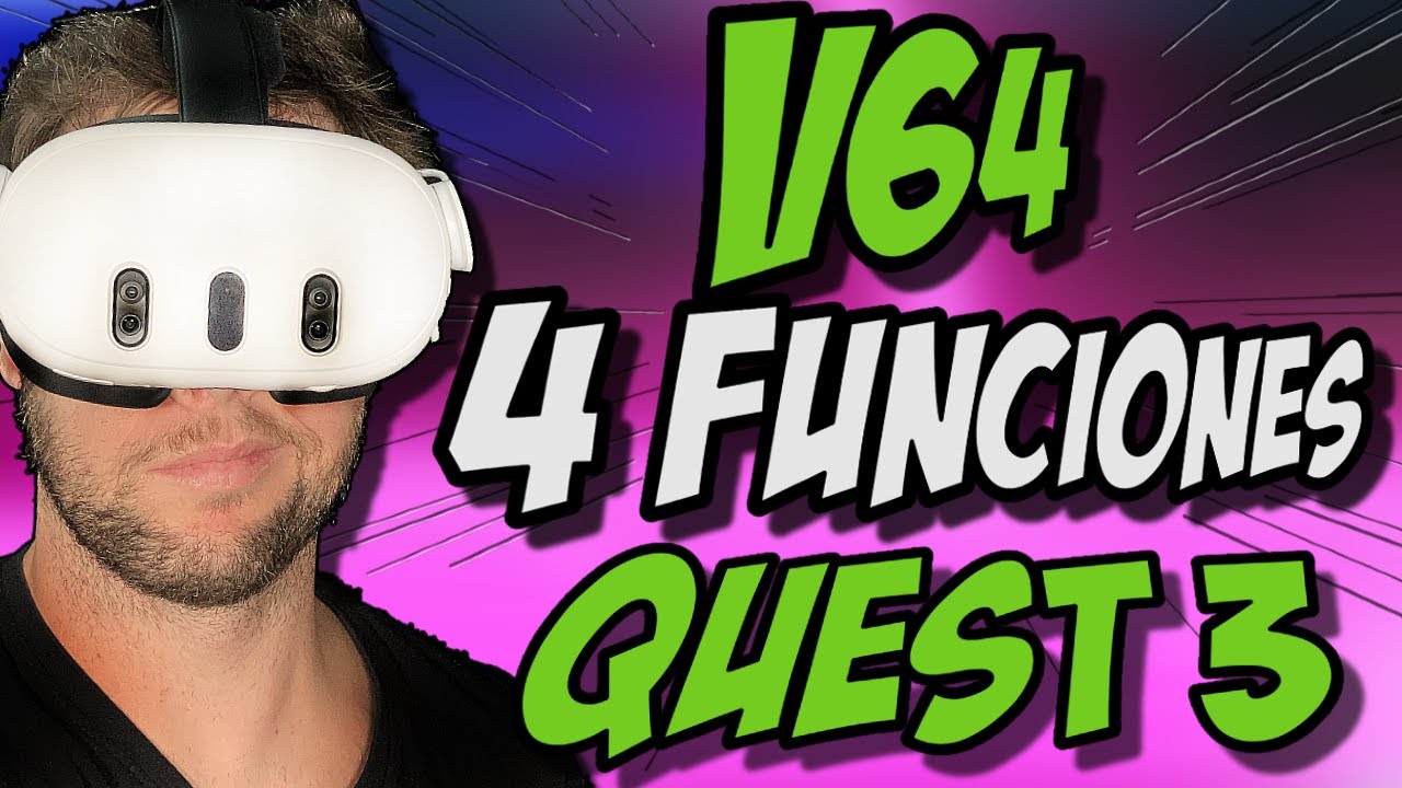 META QUEST 3 V64, 4 FUNCIONES NUEVAS OFICIALES !!! #realidadvirtual #vr - YouTube