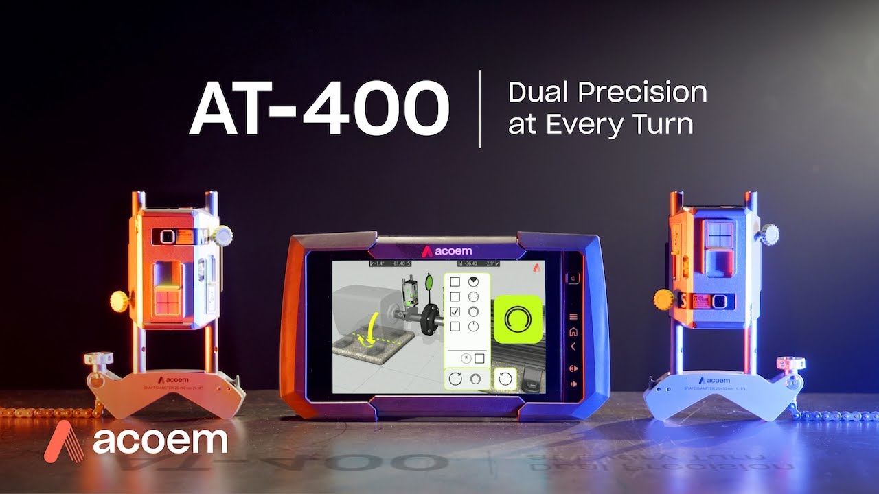 AT-400 Shaft Alignment Tool - Dual Precision at Every Turn | ACOEM ...