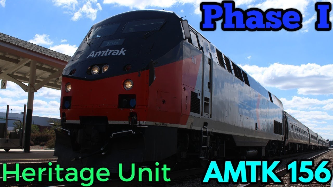 Amtrak Phase 1 #156 On The Palmetto System With A Great K5LA! - YouTube