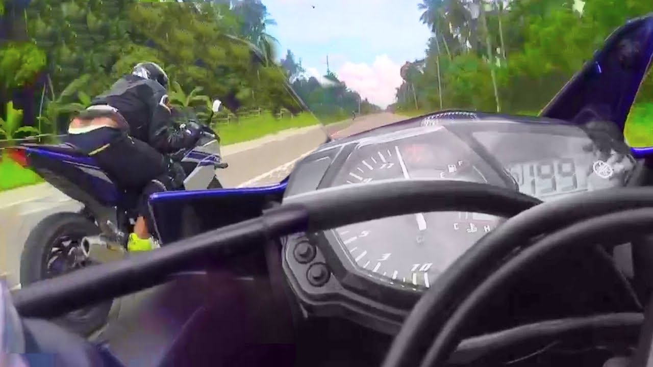 ROAD RACE 2017 Yamaha YZF-R3 TOPSPEED - YouTube