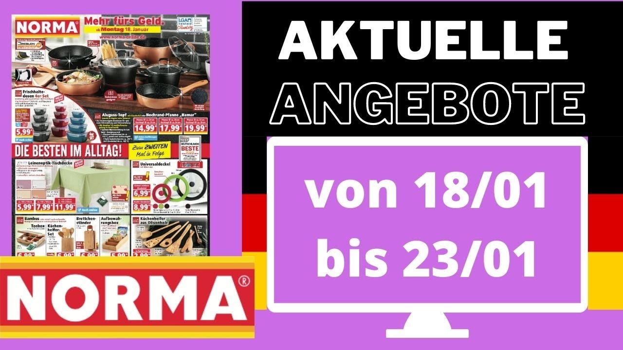 NORMA Aktuelle Prospekt Angebote DE ab 18/01/21 - YouTube