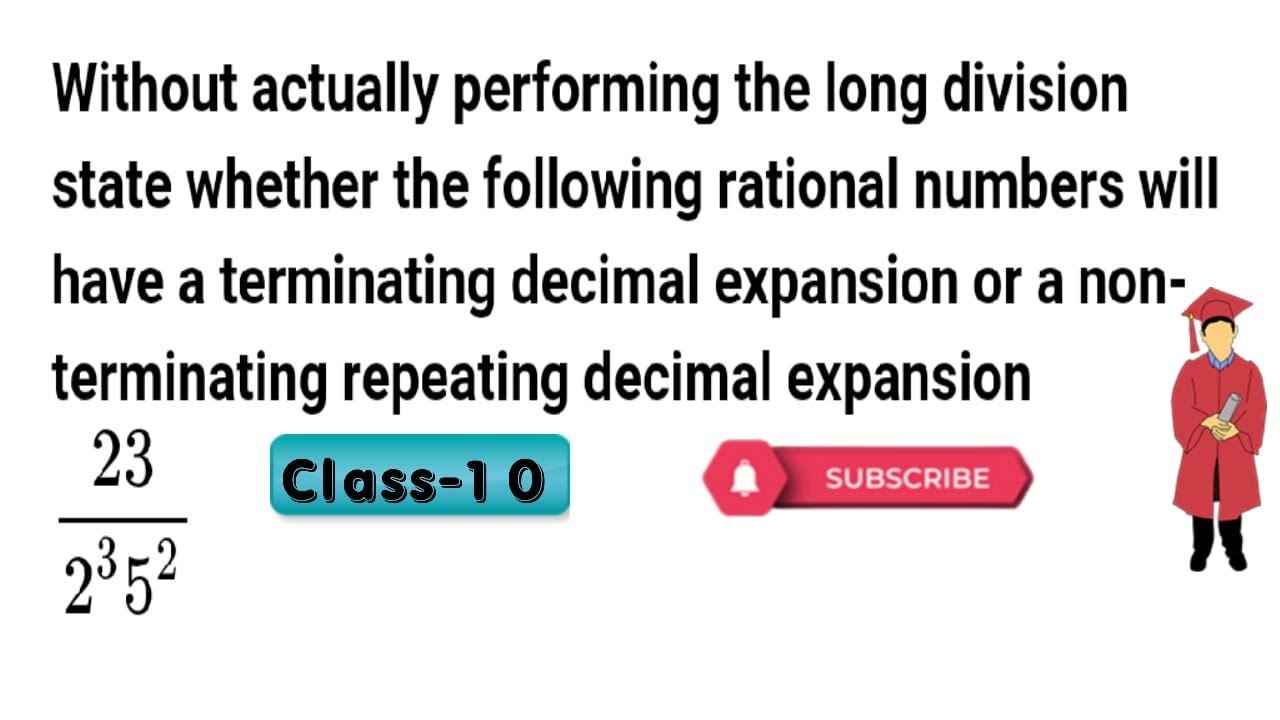 Without actually performing the long division, state whether the ...