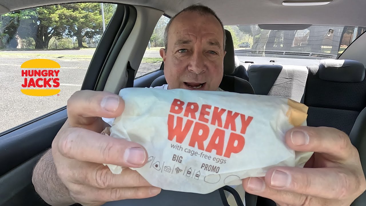 HJ’s Mega BBQ Brekky Wrap - YouTube