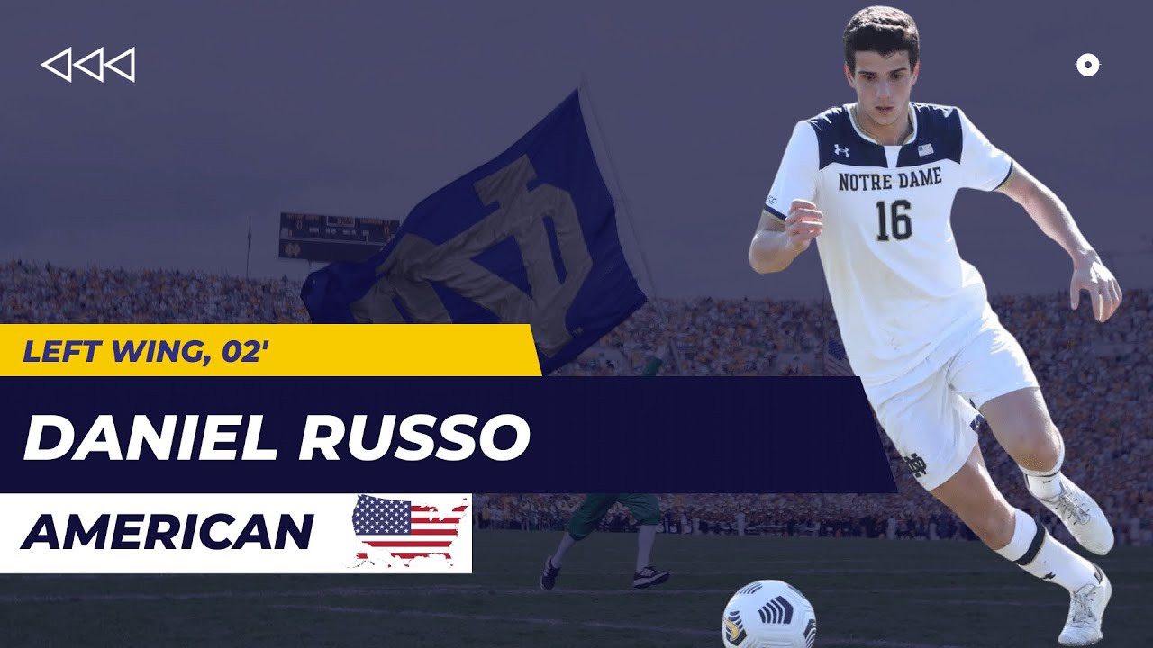 Daniel Russo: The Rising Star of Notre Dame Winger - YouTube