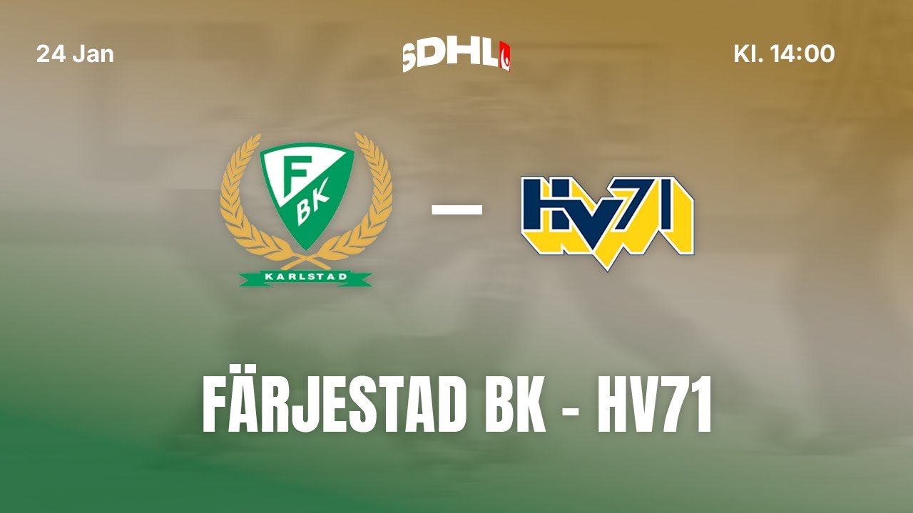 SDHL: Färjestad BK - HV71 | Löfbergs Arena | Säsong 25/26 - YouTube