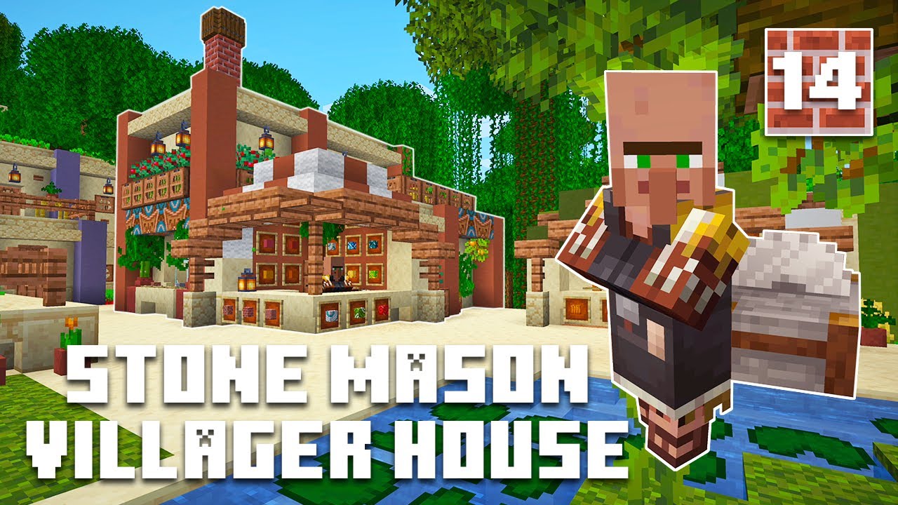 Desert Village Mason - Let's Play Minecraft 1.20 - Episode 14 - YouTube