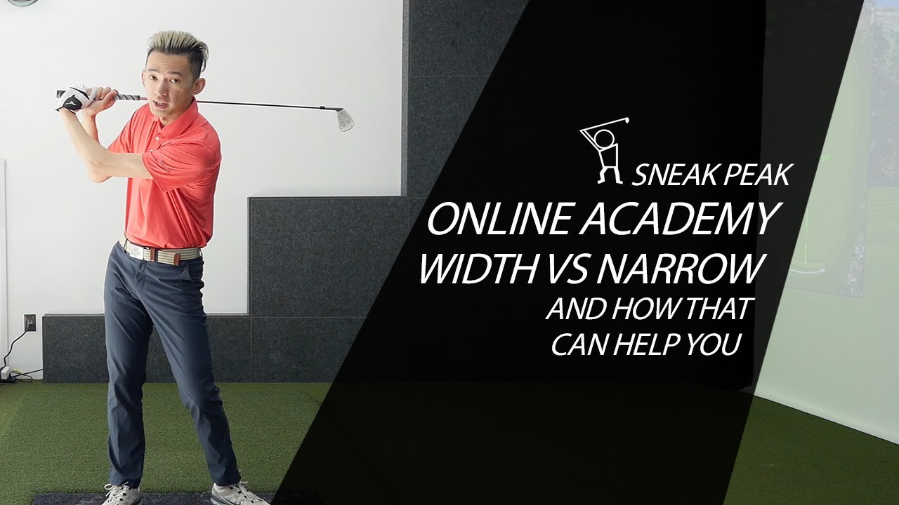 Understanding Width - Wide vs Narrow in the Golf Swing - YouTube
