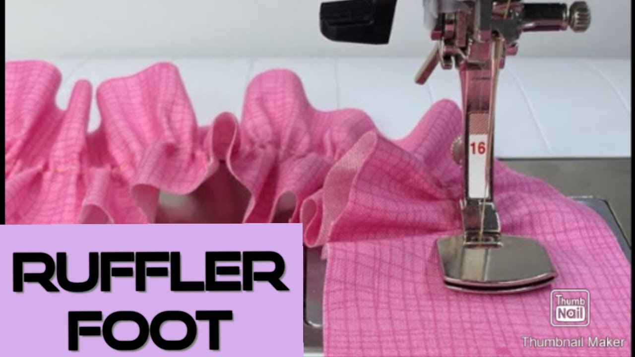 How to use a Ruffler/Gathering Sewing Machine Foot - YouTube - YouTube