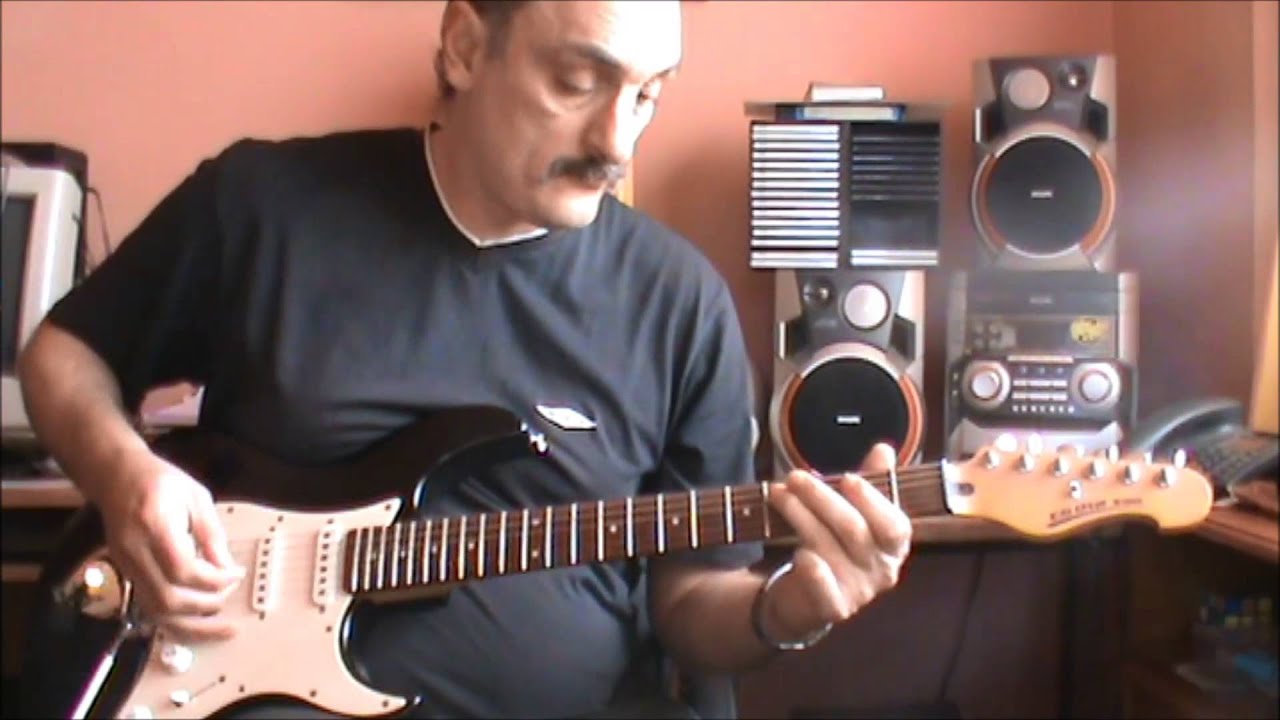 gary moore walking by myself guitar cover by fabrice - YouTube