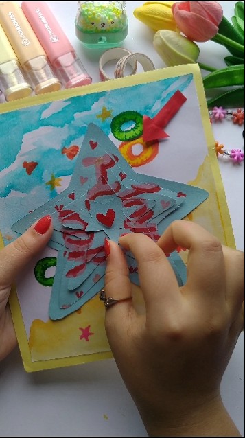 "DIY Unique Love Card Idea 💗 #shorts #ramisacalligraphy #diy" on ...