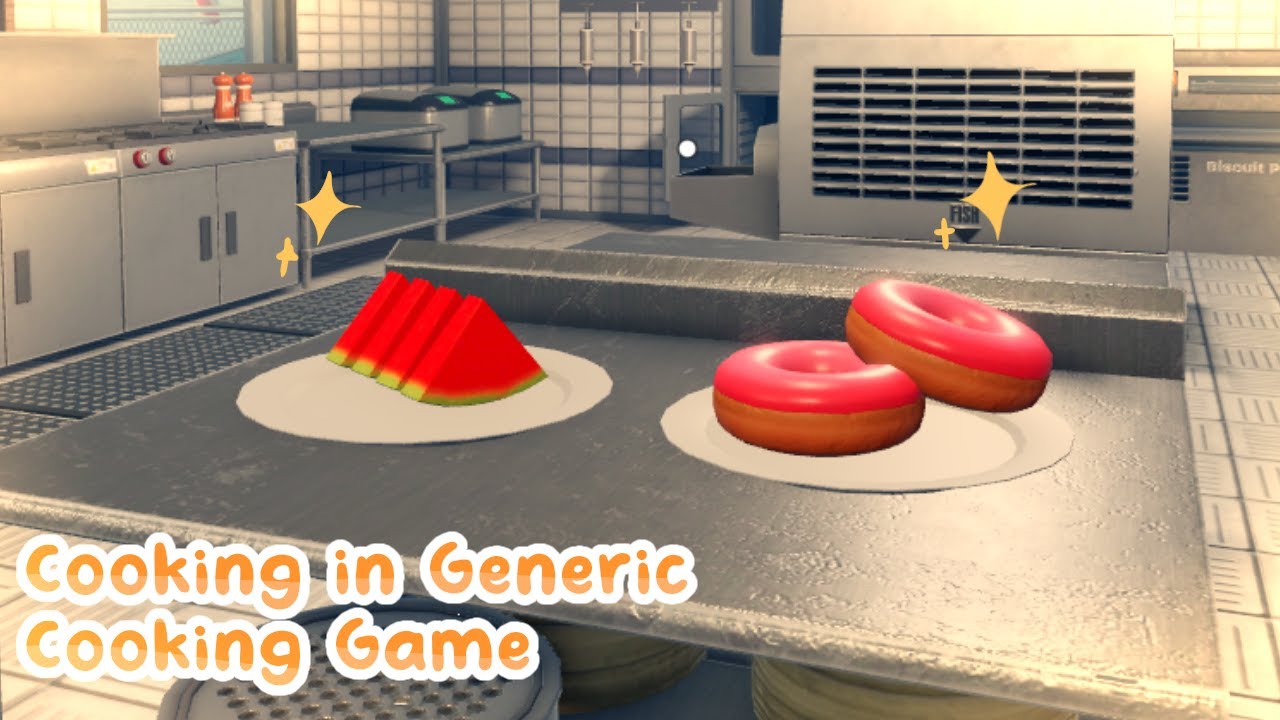 Cooking new recipes in Generic Cooking Game #4 🍉🍩| Roblox - YouTube