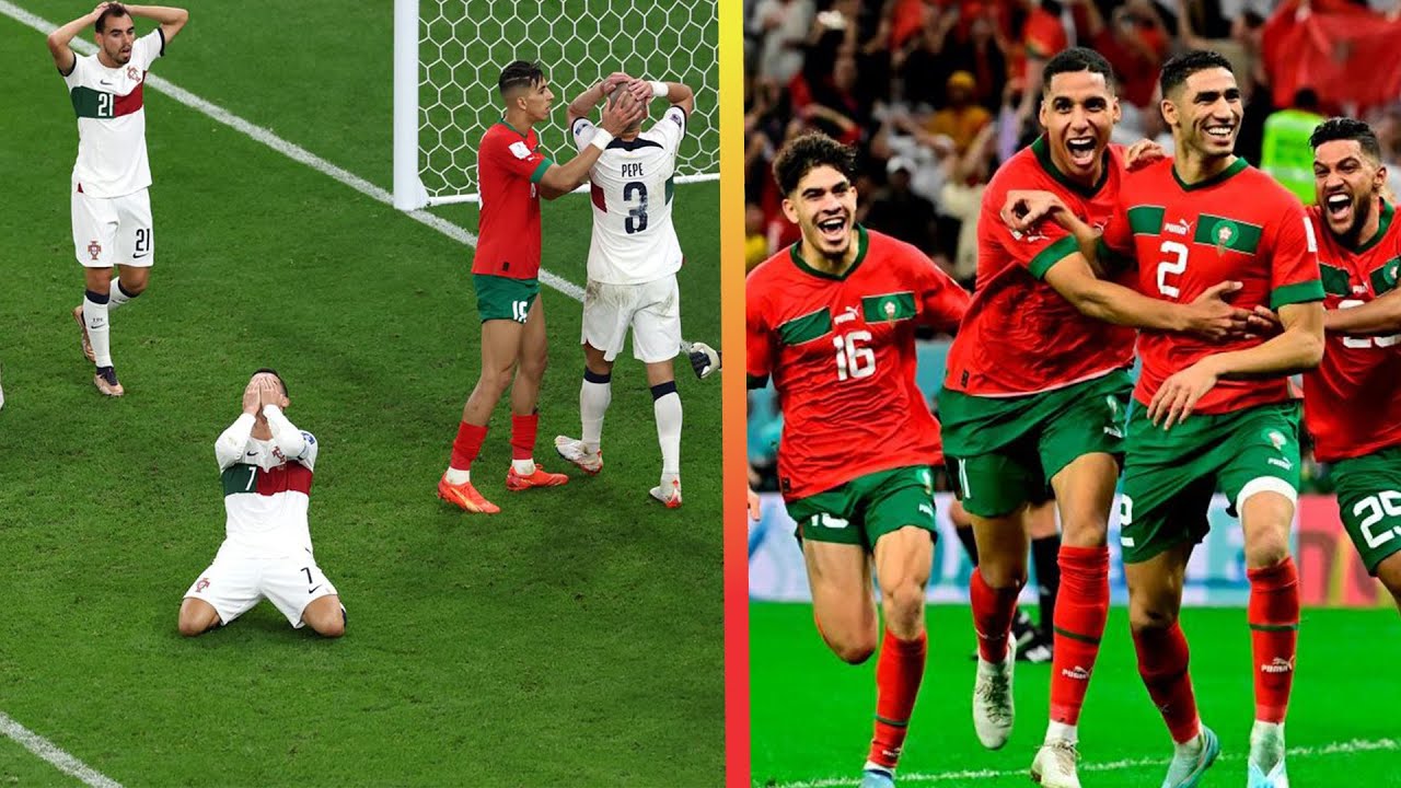 Morocco vs Portugal 1 - 0 World Cup 2022 - YouTube