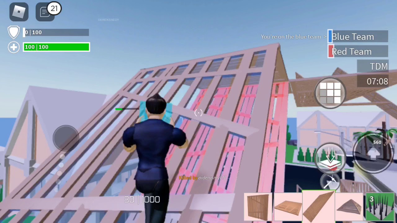 Fortnite on ROBLOX (Part 1)-beginning - YouTube