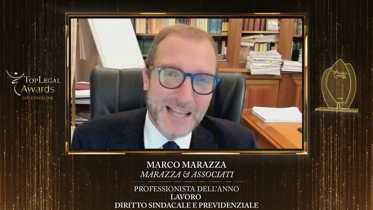 Marco Marazza, Marazza & Associati - TopLegal Awards 2020 - YouTube