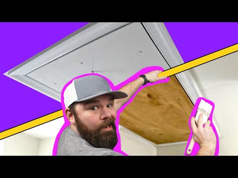 THIS is How I Paint a RAW Wood Attic Door