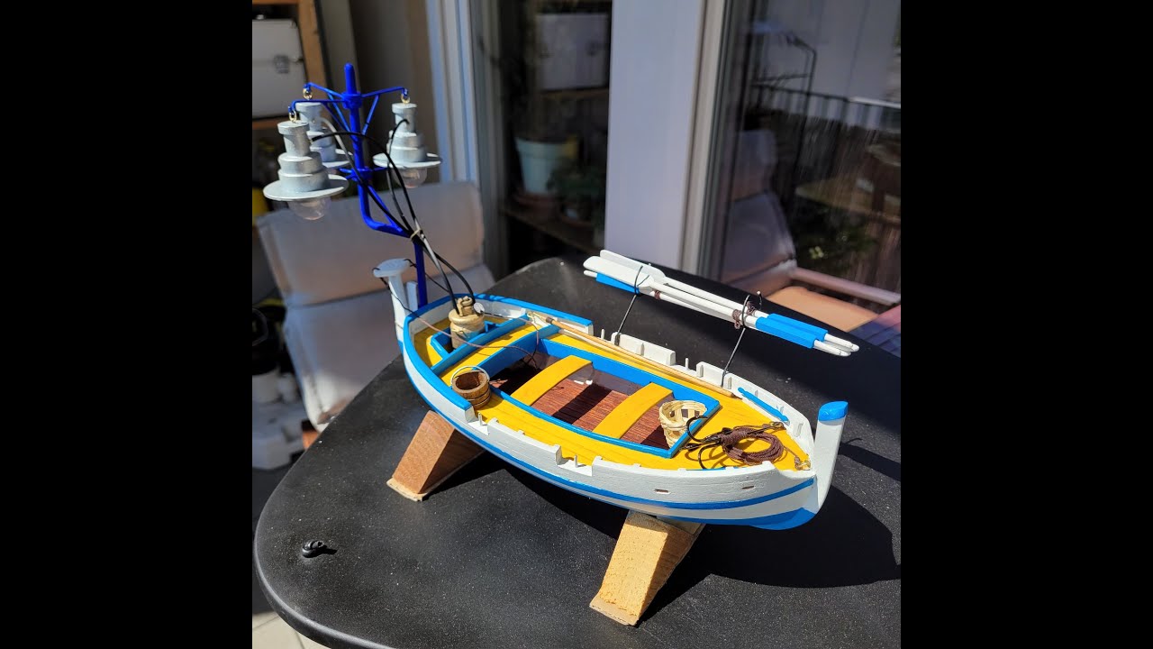Building the Occre Calella fishing boat - Scale model - YouTube