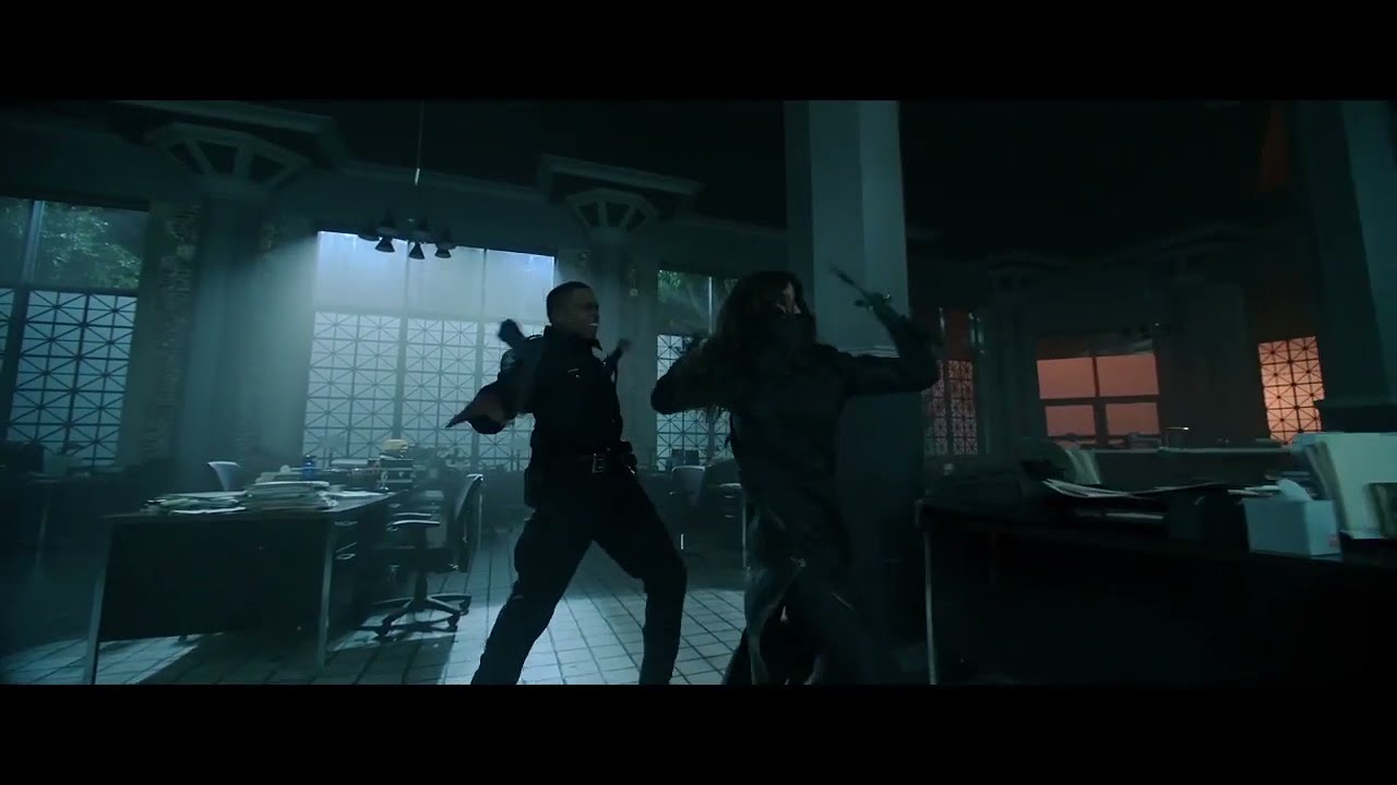 Malignant 2021 Gabriel vs the police fight - YouTube