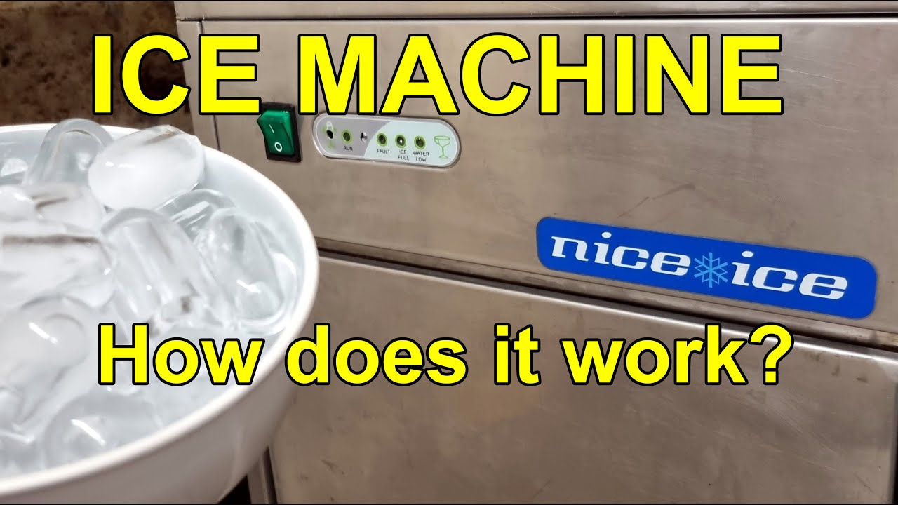 How does an automatic ice cube machine work? - YouTube