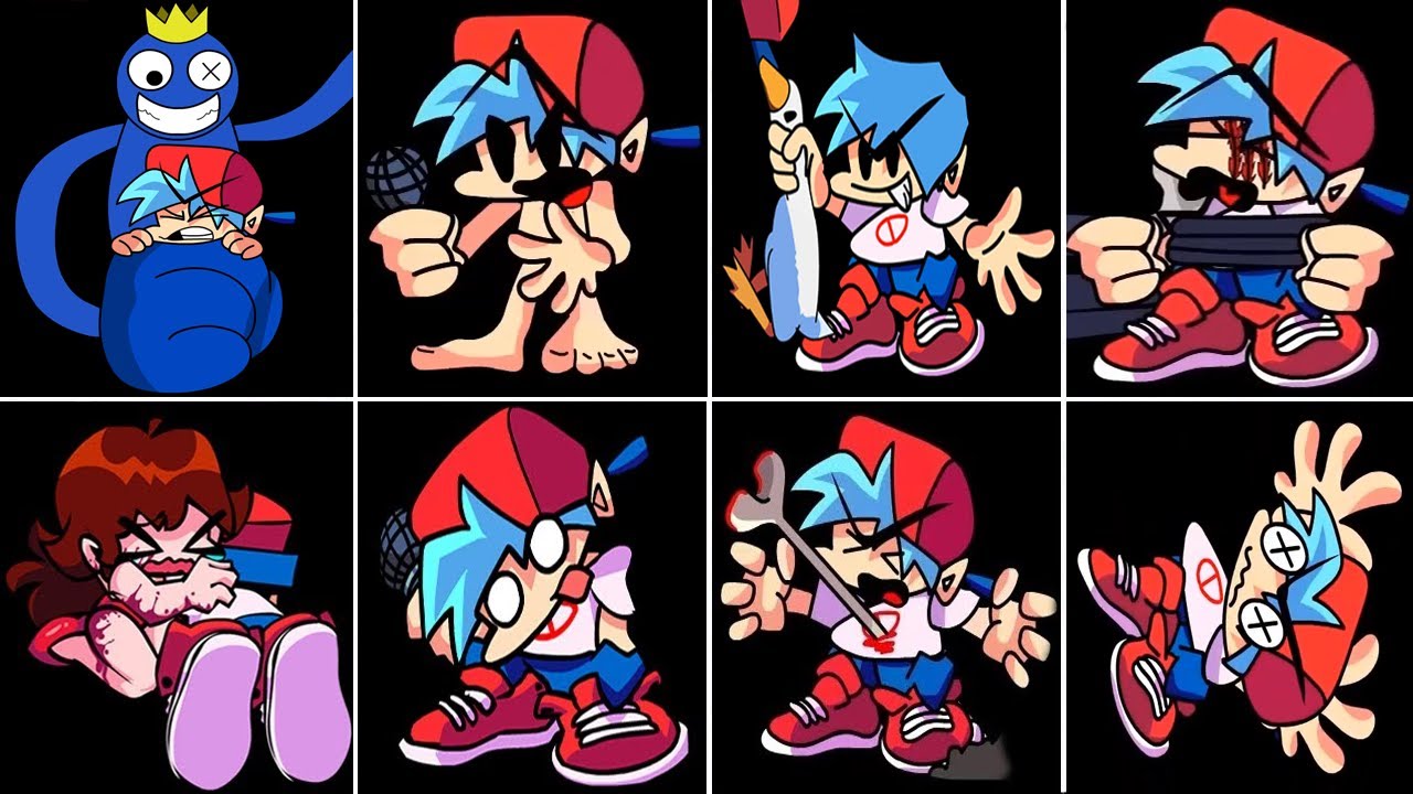 The Best Game Over Screen in FNF but Made by Tim Royale #4 - Friday ...