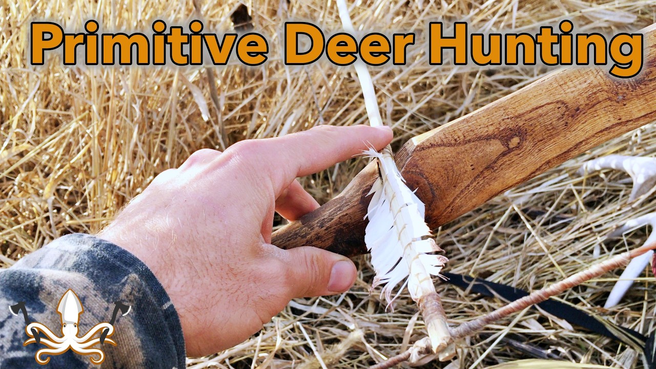 White Tail Deer Hunting With A Homemade Bow - YouTube