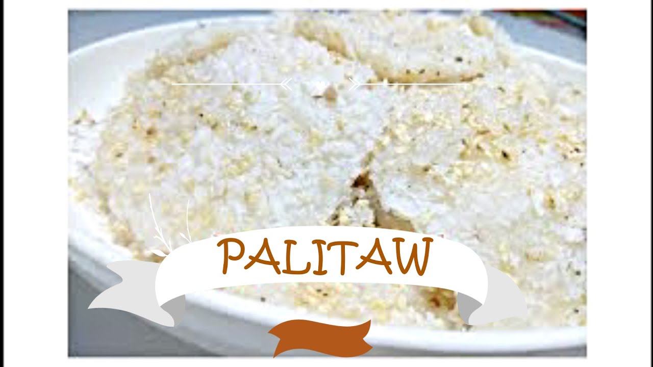 HOW TO COOK PALITAW AND SESAME SEED (quick&easy) - YouTube
