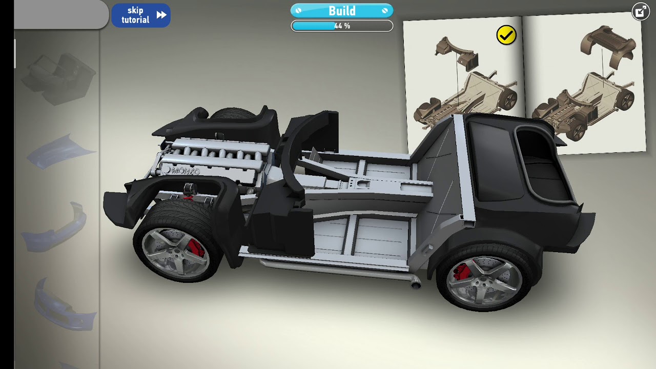 Monzo games - built a sport car - games for kids - YouTube