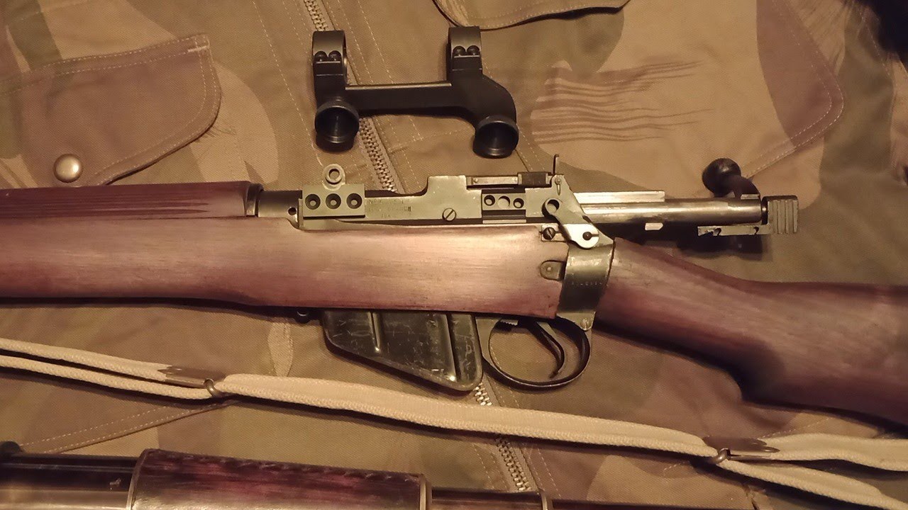 NV097 Vector Optics Lee Enfield No 4 T/L42A1 Scope Mount Review Part 1 ...