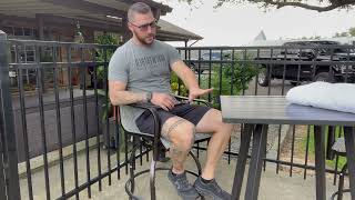 Outdoor Table Set Review| Outdoor Furniture| Bar Height Set| Bar Stools| Outdoor furniture finds