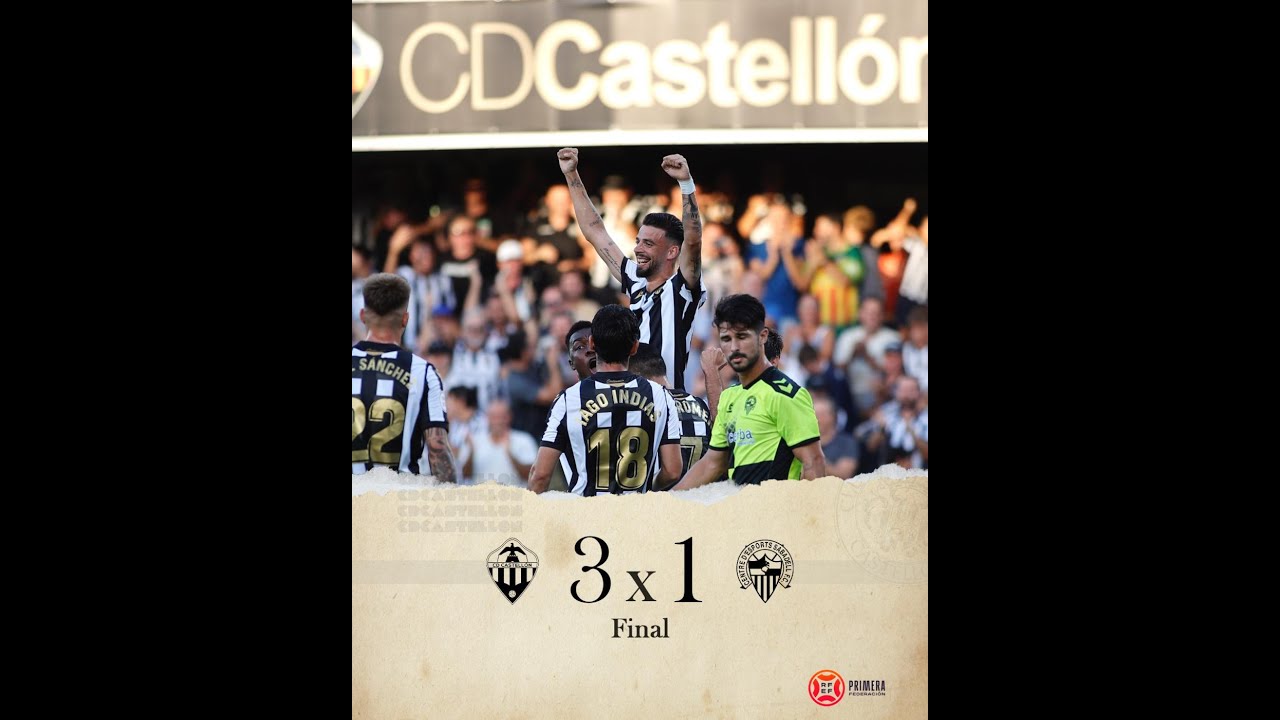 Resumen: CD CASTELLÓN VS SABADELL (3-1) (04-09-22) - YouTube