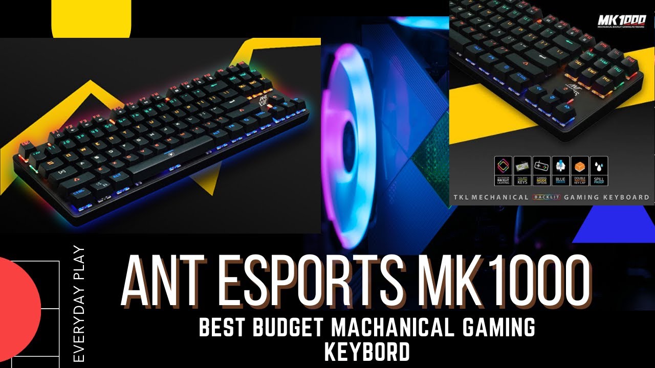 Ant eSports MK 1000 keyboard ( Best Budget Mechanical Gaming Keybord ...