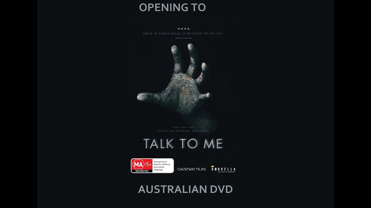 Opening to Talk To Me Australian DVD - YouTube