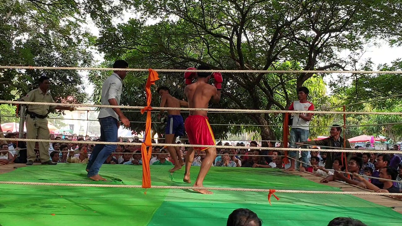 Kun Khmer Boxing in Tbeng Village - YouTube